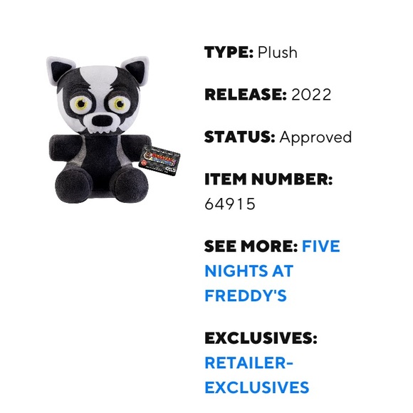 Funko | Accessories | New Sealed Five Nights At Freddys Exclusive Gs ...